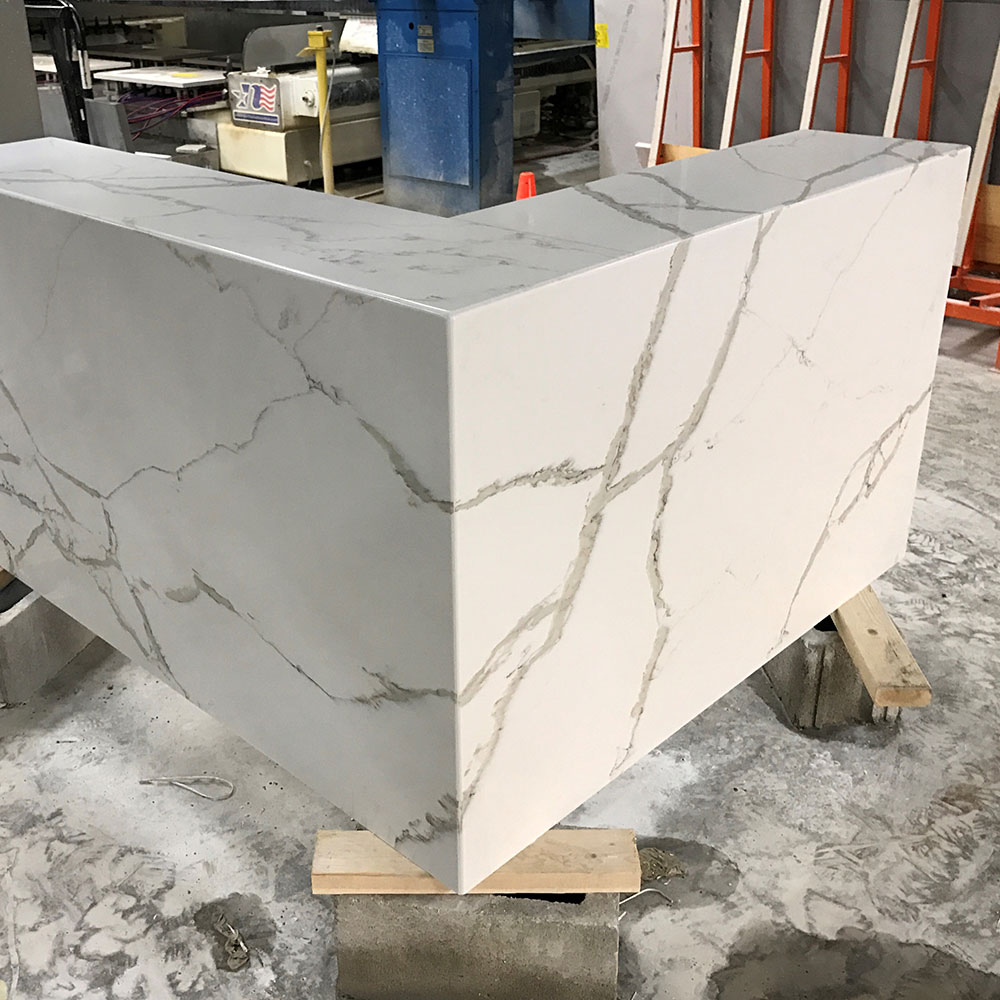 Mitered Quartz - Cincinnati StoneWorks