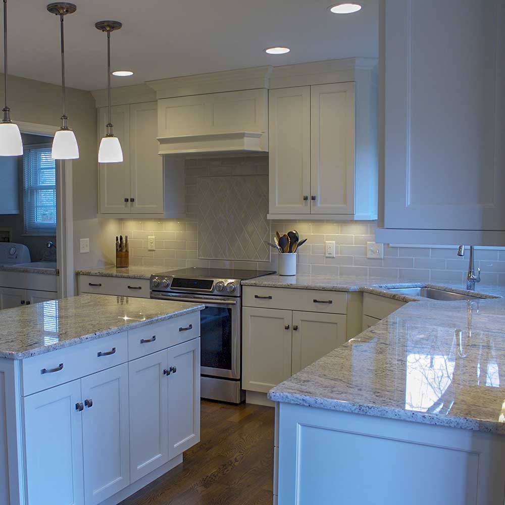 Donna Sandra Polished Marble Kitchen - Cincinnati StoneWorks